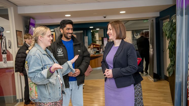 Northumbria welcomes Shadow Secretary of State for Education ... Northumbria welcomes Shadow Secretary of State for Education ...
